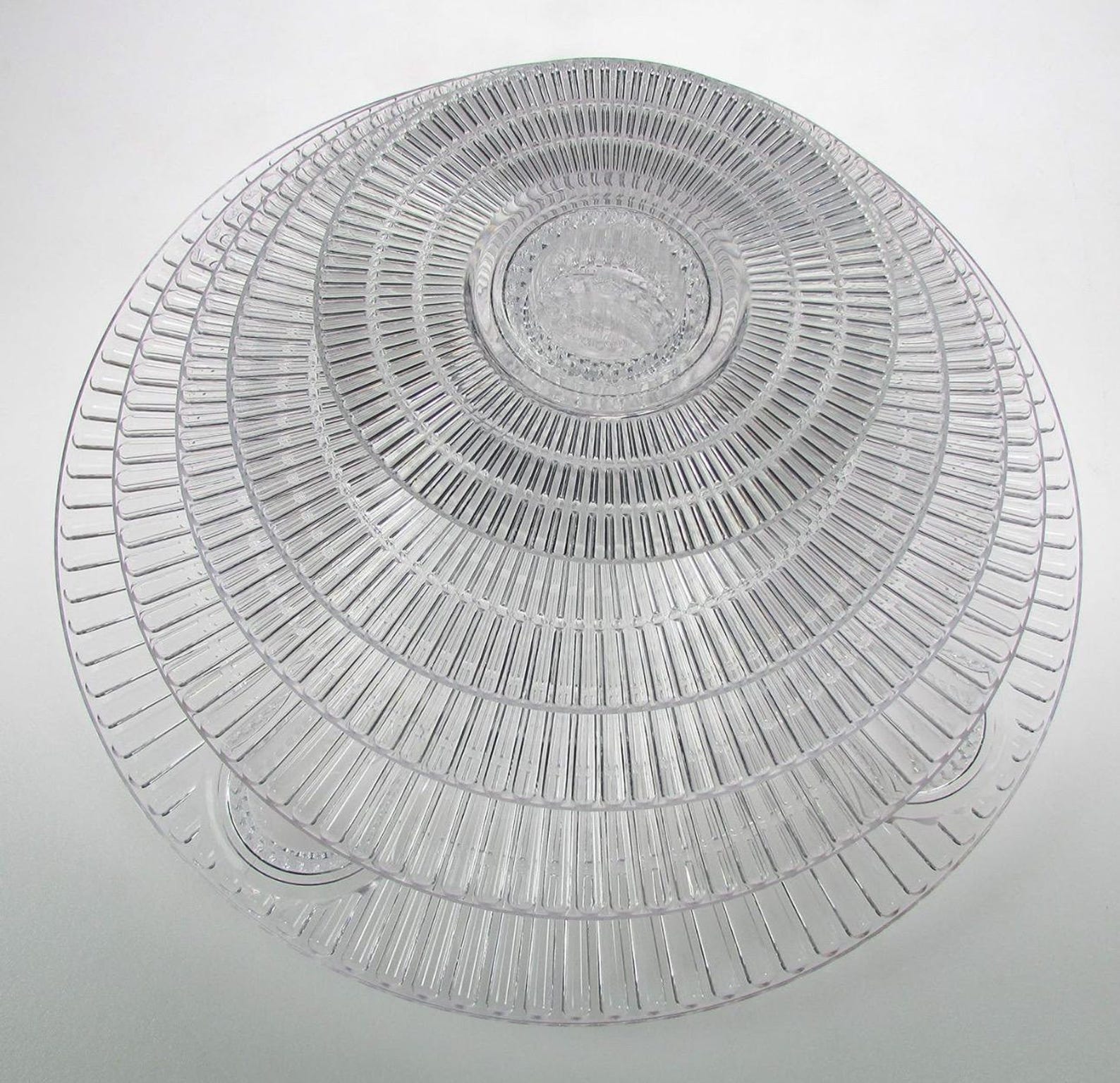 4 Tier Clear Spiral Cascade Wedding Cake Stand (STYLE 400-A) Cupcake ...