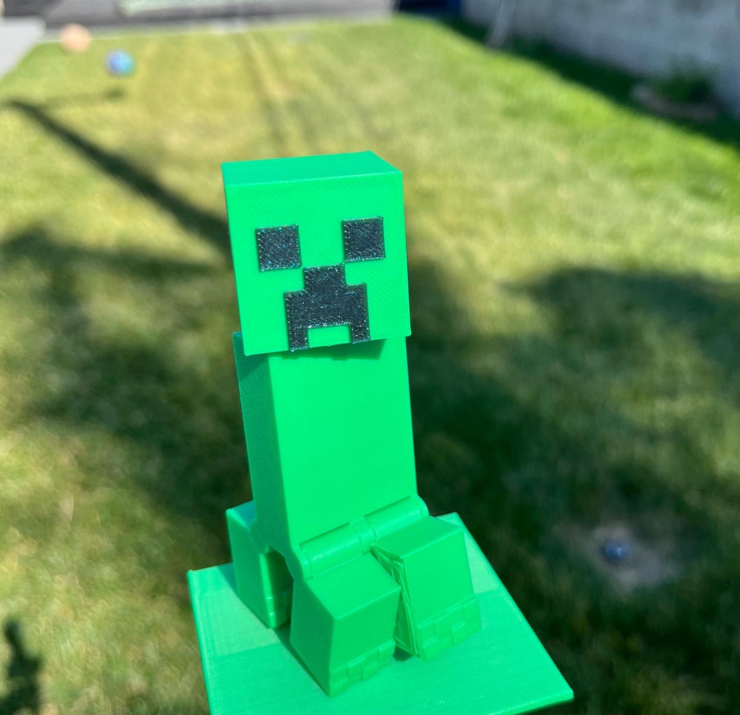 Minecraft Creeper - Moving Body Parts Gaming Figurine Game Minecraft ...