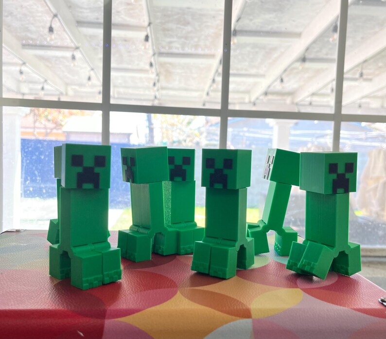 Minecraft Creeper - Moving Body Parts Gaming Figurine Game Minecraft ...