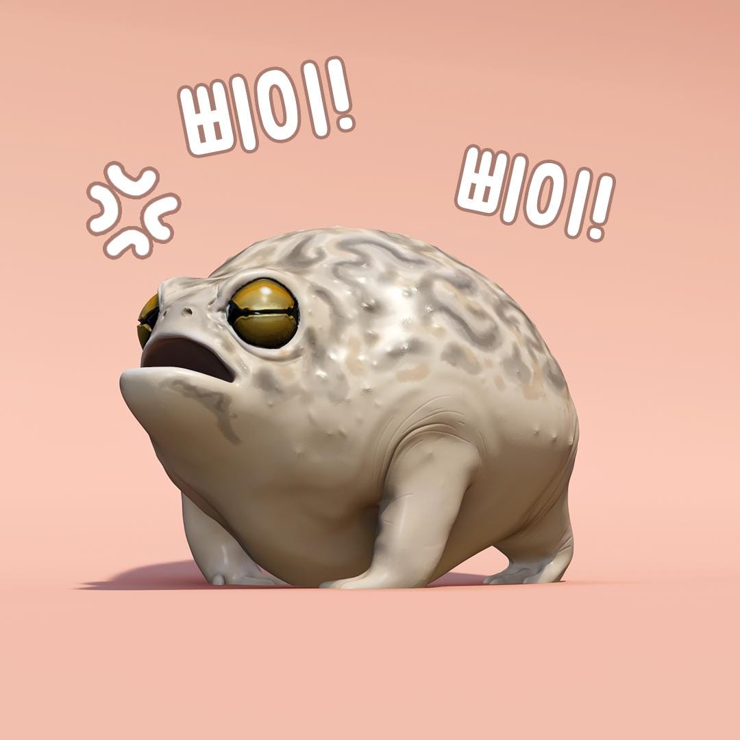Squeaky Desert Rain Frog [digital Download] - Etsy