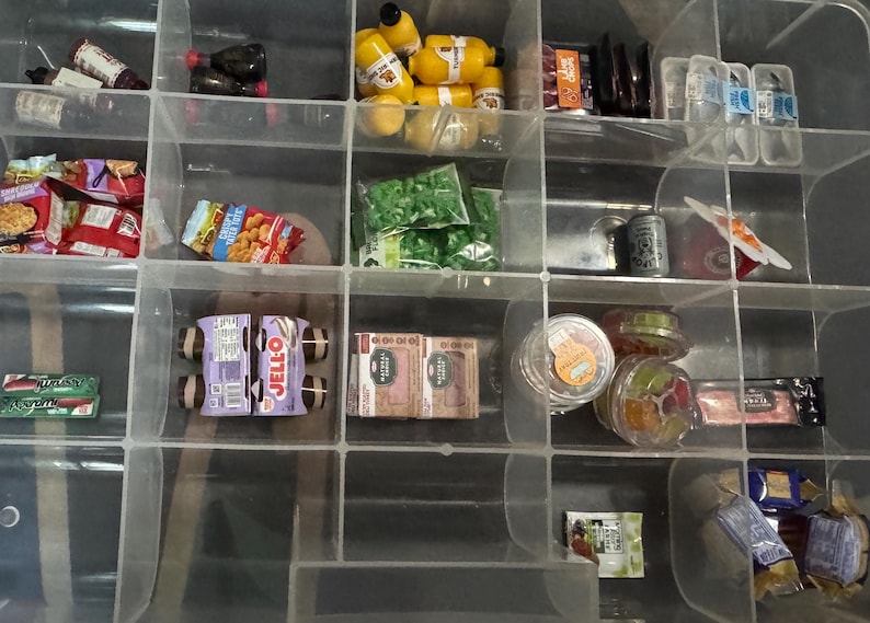 Miniverse Fill the Fridge AA Soft Pretzels, AA Dogs, Jello Pudding ...
