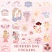 Boho Mama Stickers SVG Bundle: Retro Mom Quotes (25+ Printable Stickers ...