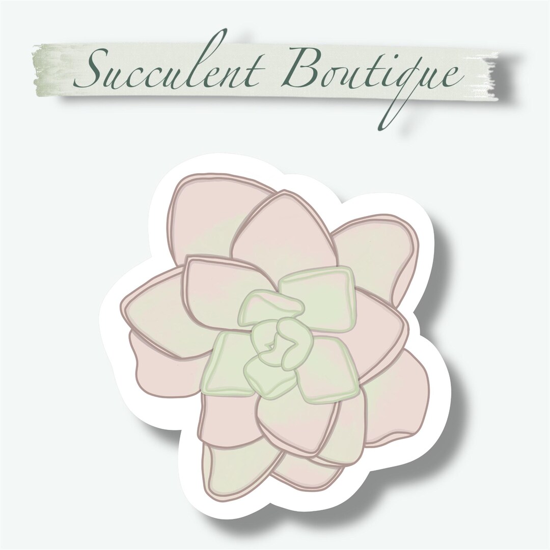 Pink Pinguicula Sticker | Waterproof Vinyl Sticker | Water Bottle and ...