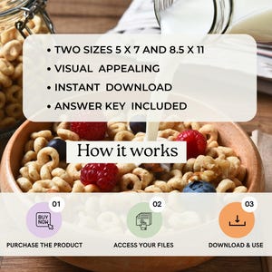 Cereal Trivia Game: Fun Family Game Night Activity (PDF Downloadable ...