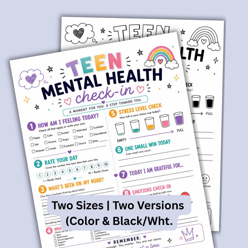 Wellness Journal Teen - Etsy