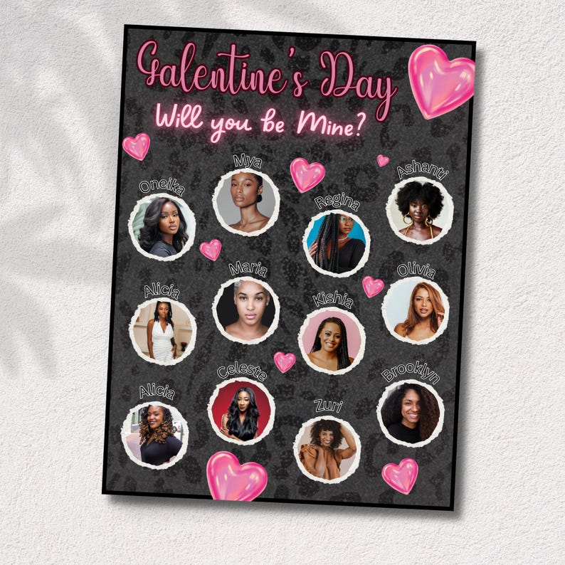 Galentine's Day Poster Board Sign| Ladies Night Valentine's Day Welcome ...