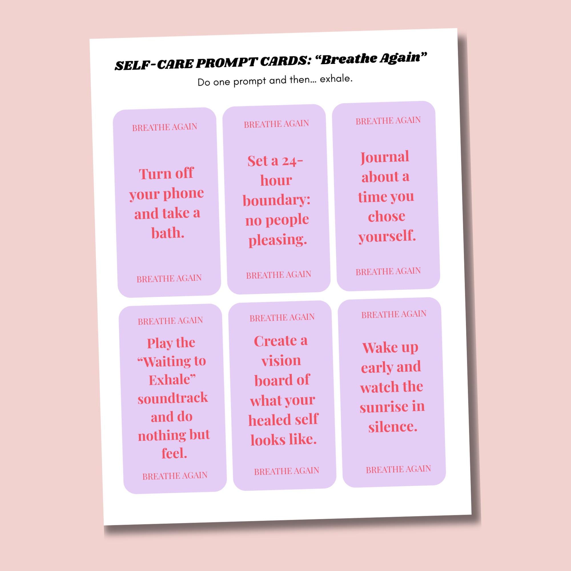 Waiting to Exhale Inspired Affirmation Cards: Ladies Night Printable ...