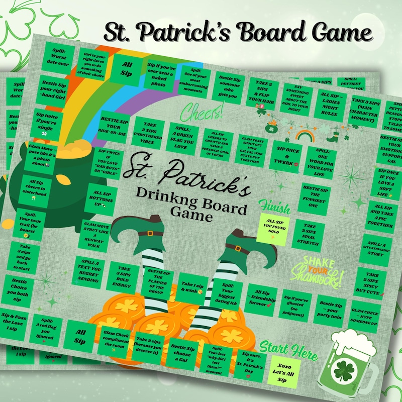 St Patricks Day Board - Etsy
