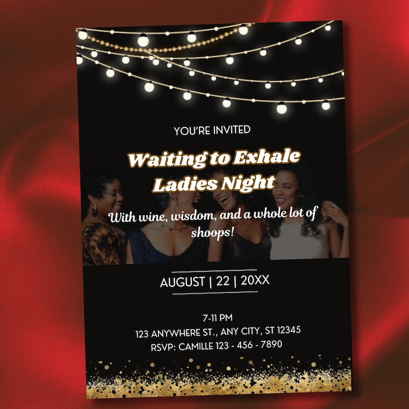 Waiting to Exhale Party Invitation - Etsy