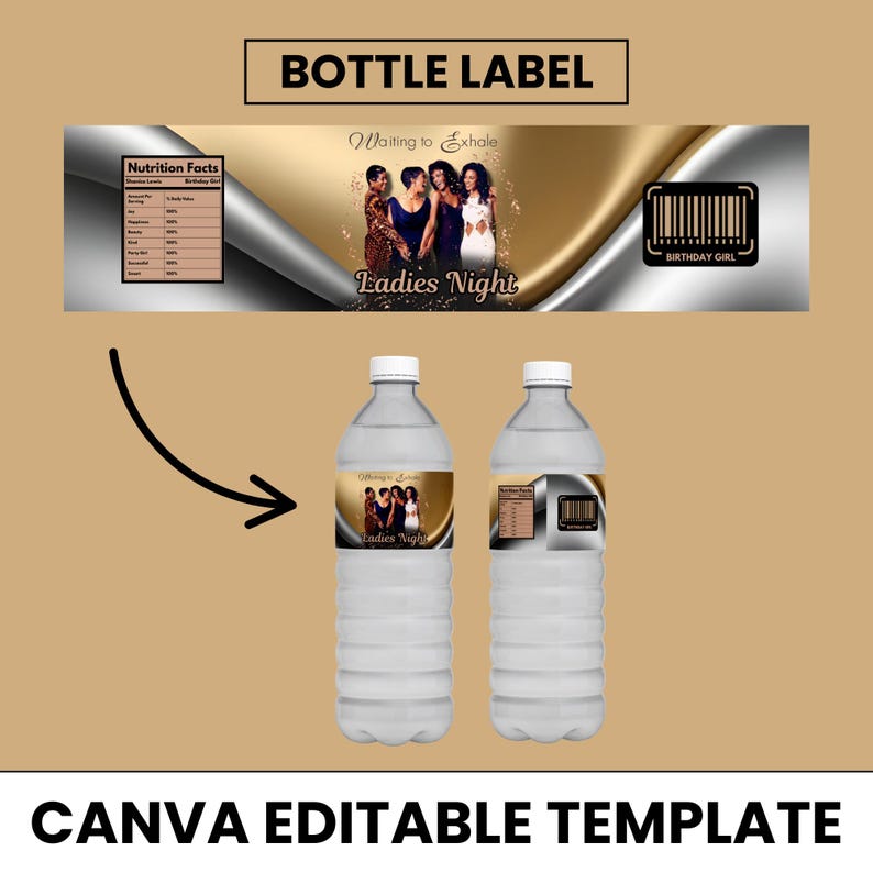 Waiting to Exhale Party Favor Bundle: Editable Canva Templates (PDF) - Etsy