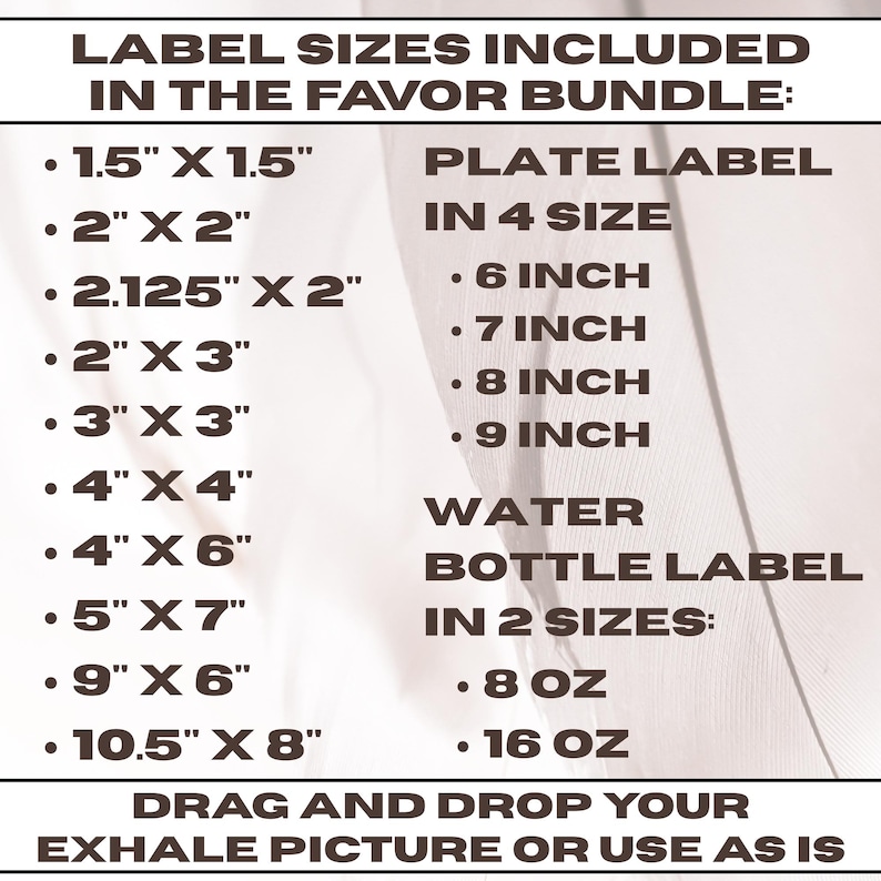 Waiting to Exhale Printable Party Favor Labels | 90s R&B Theme (canva ...
