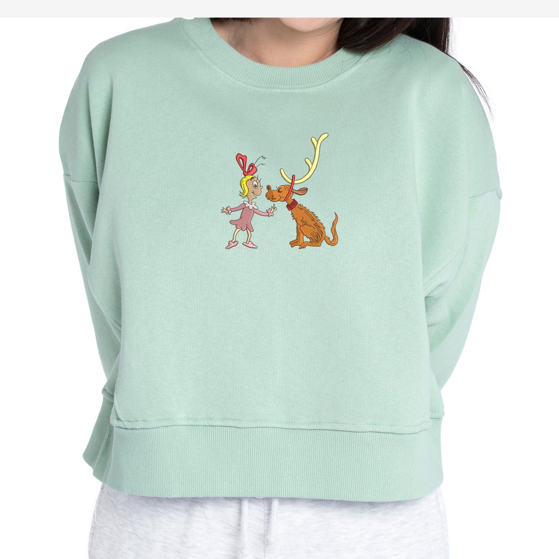 Cindy Lou and Max Embroidery Design, Grinch Dog Embroidery Design ...