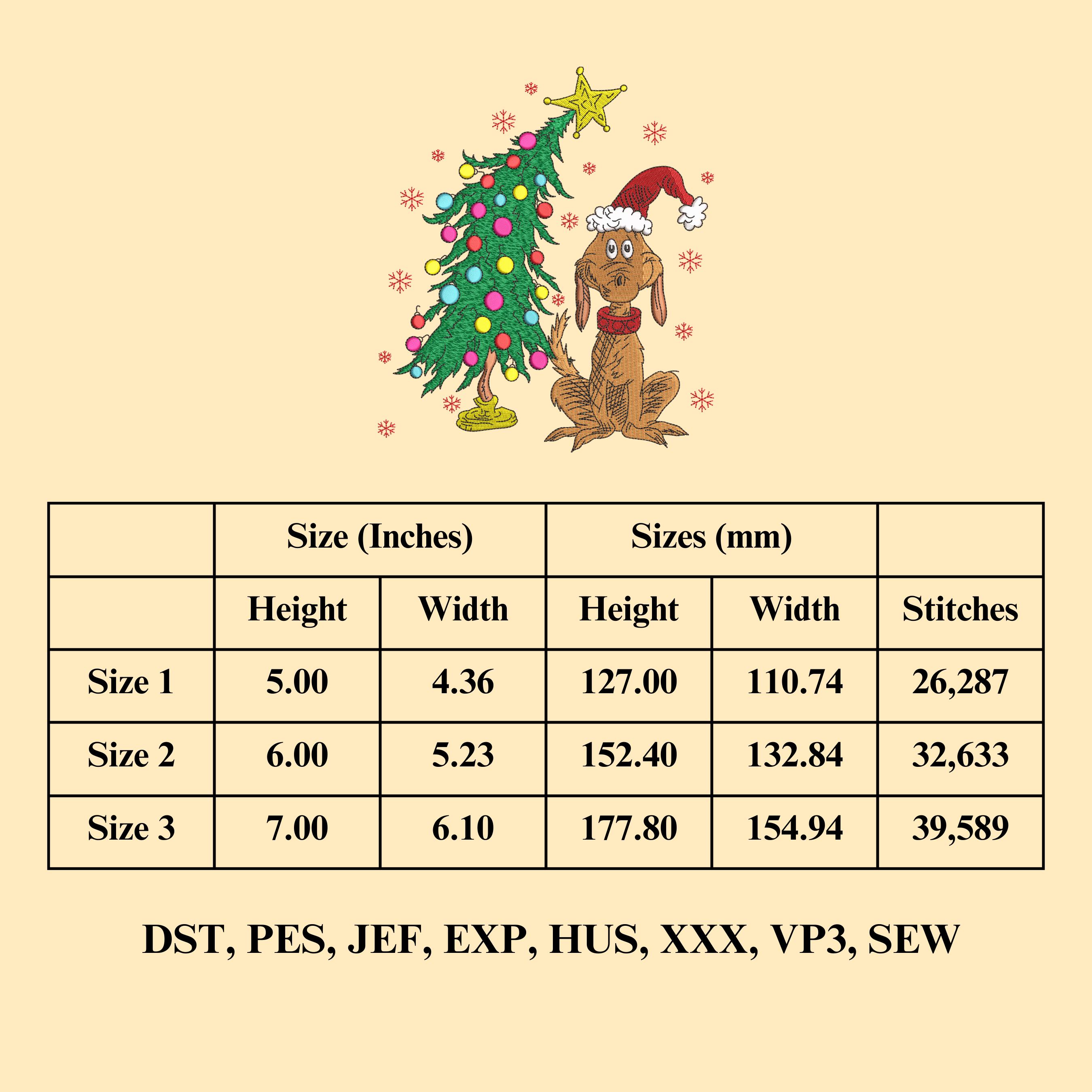 Grinch Dog Max Embroidery Design, Christmas Grinch Embroidery File - 3 ...