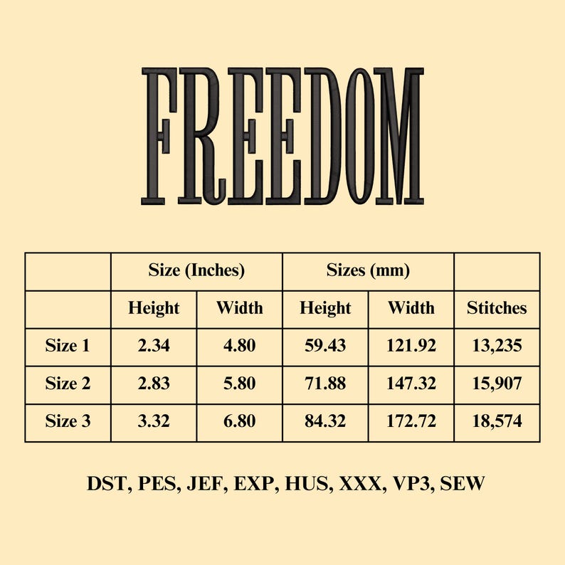 Freedom Puff Embroidery Design, Justice for Charlie Kirk Embroidery ...