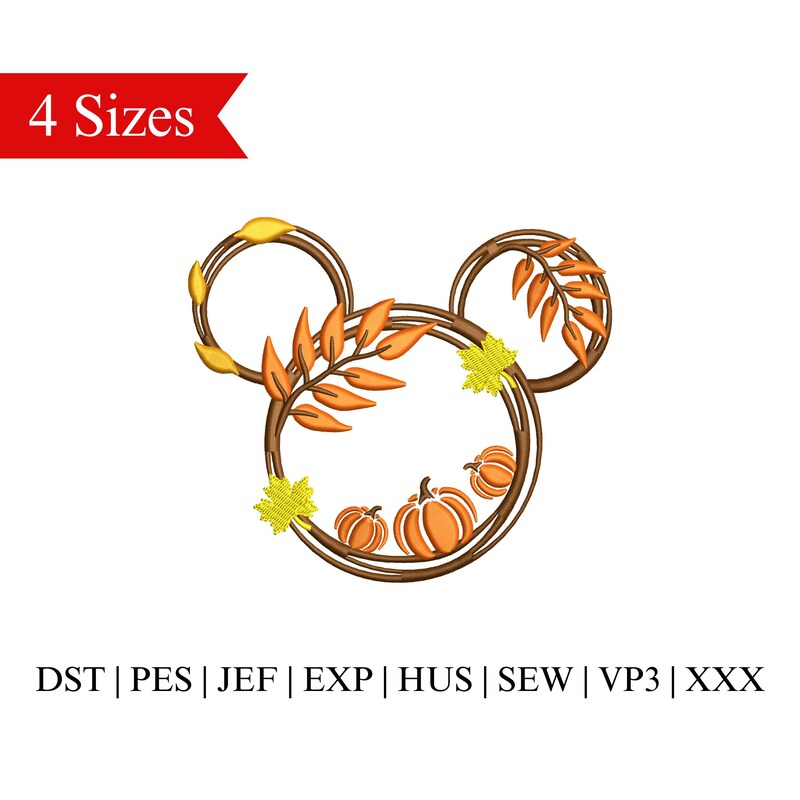 Fall Mickey Wreath - Etsy