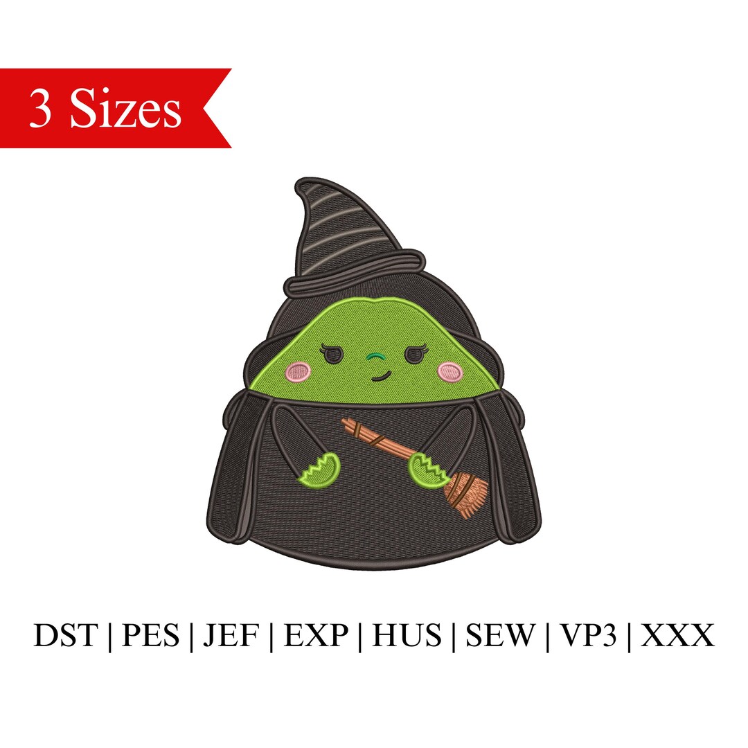 Wicked Embroidery Design, Elphaba Embroidery File, Wicked Changed for ...