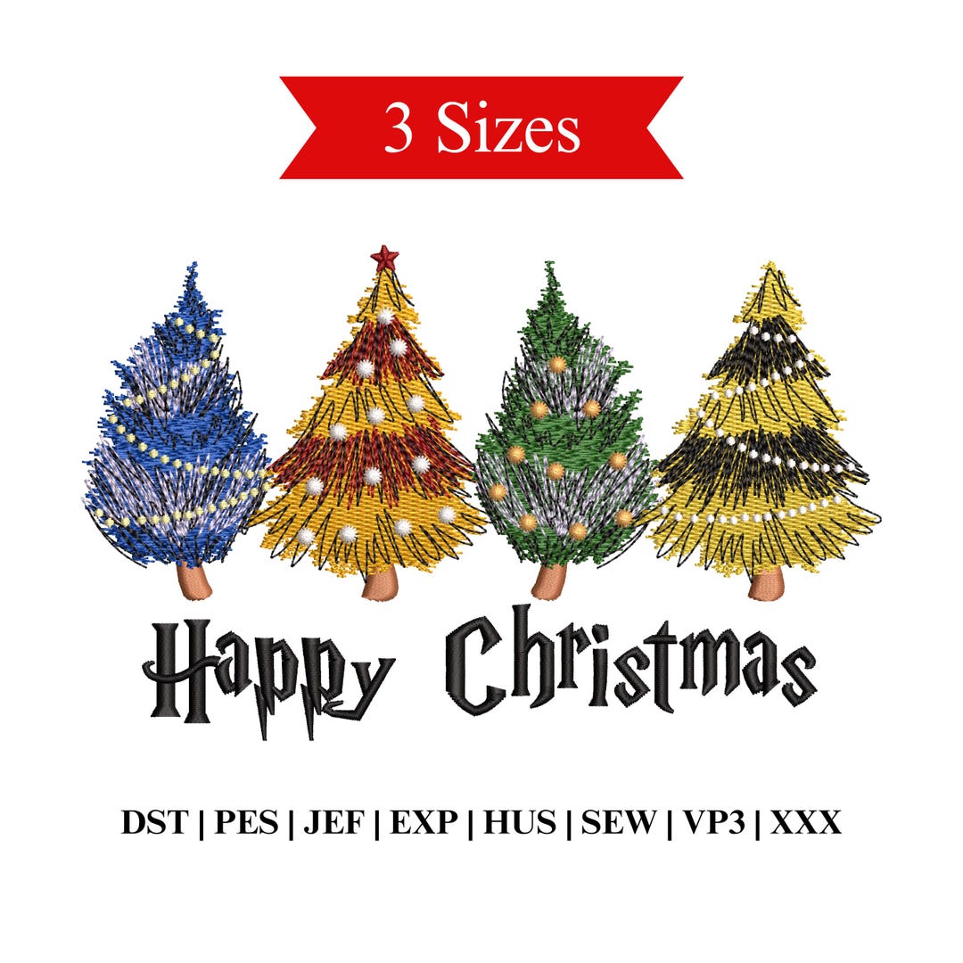 Happy Christmas Wizard Embroidery, Wizard Boy Embroidery, Magical ...