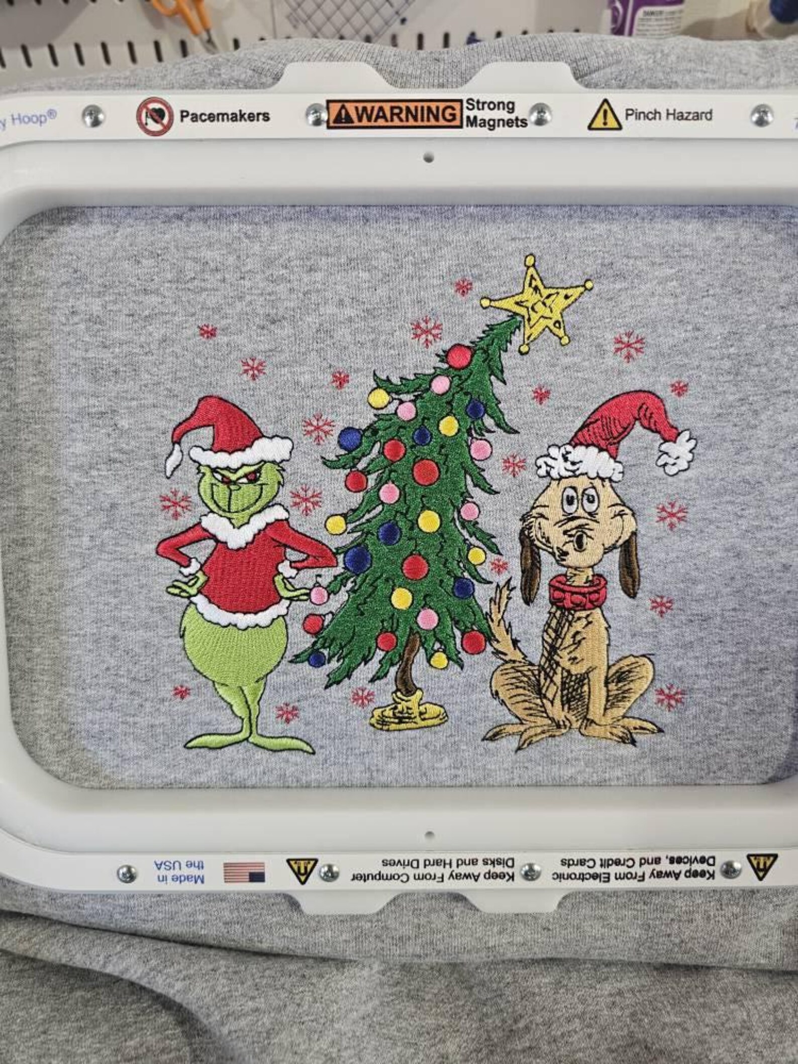 Grinch Dog Max Embroidery Design, Christmas Grinch Embroidery File - 3 ...