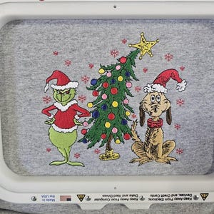 Grinch Dog Max Embroidery Design, Christmas Grinch Embroidery File - 3 ...