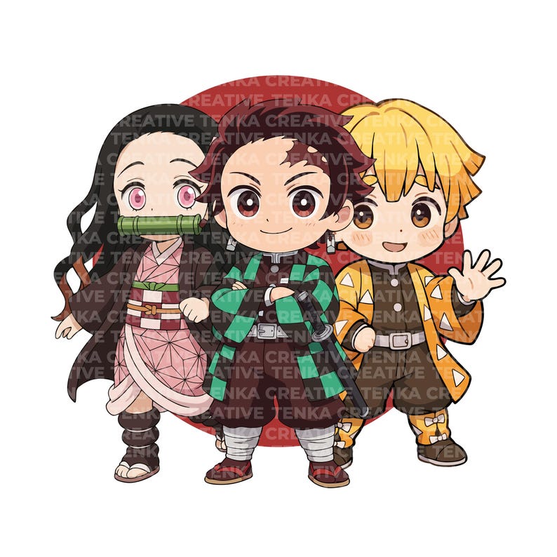 Demon Slayer - Kimetsu No Yaiba Characters Bundle Digital Download ...