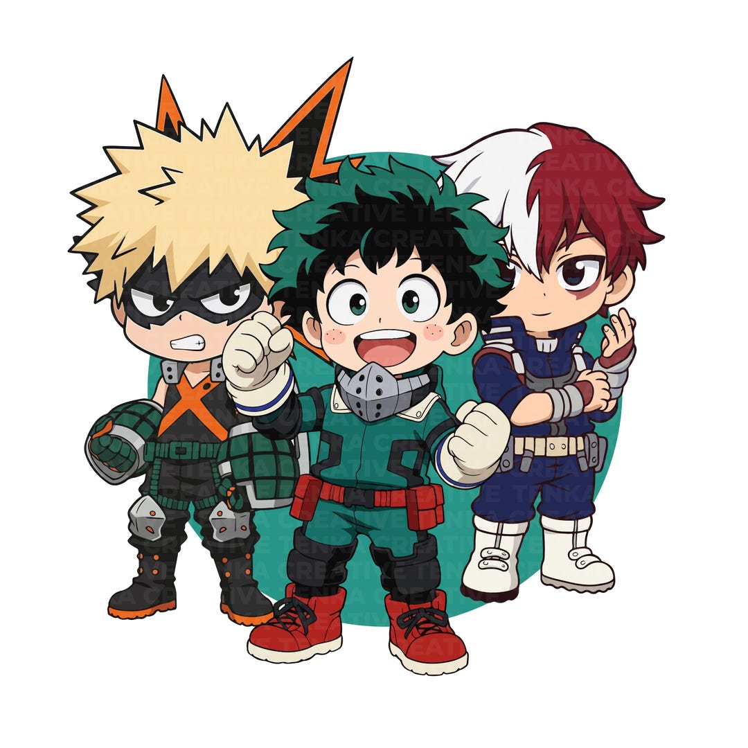 BHA - Bad Heroes Academy Chibi Characters Bundle Digital Download ...