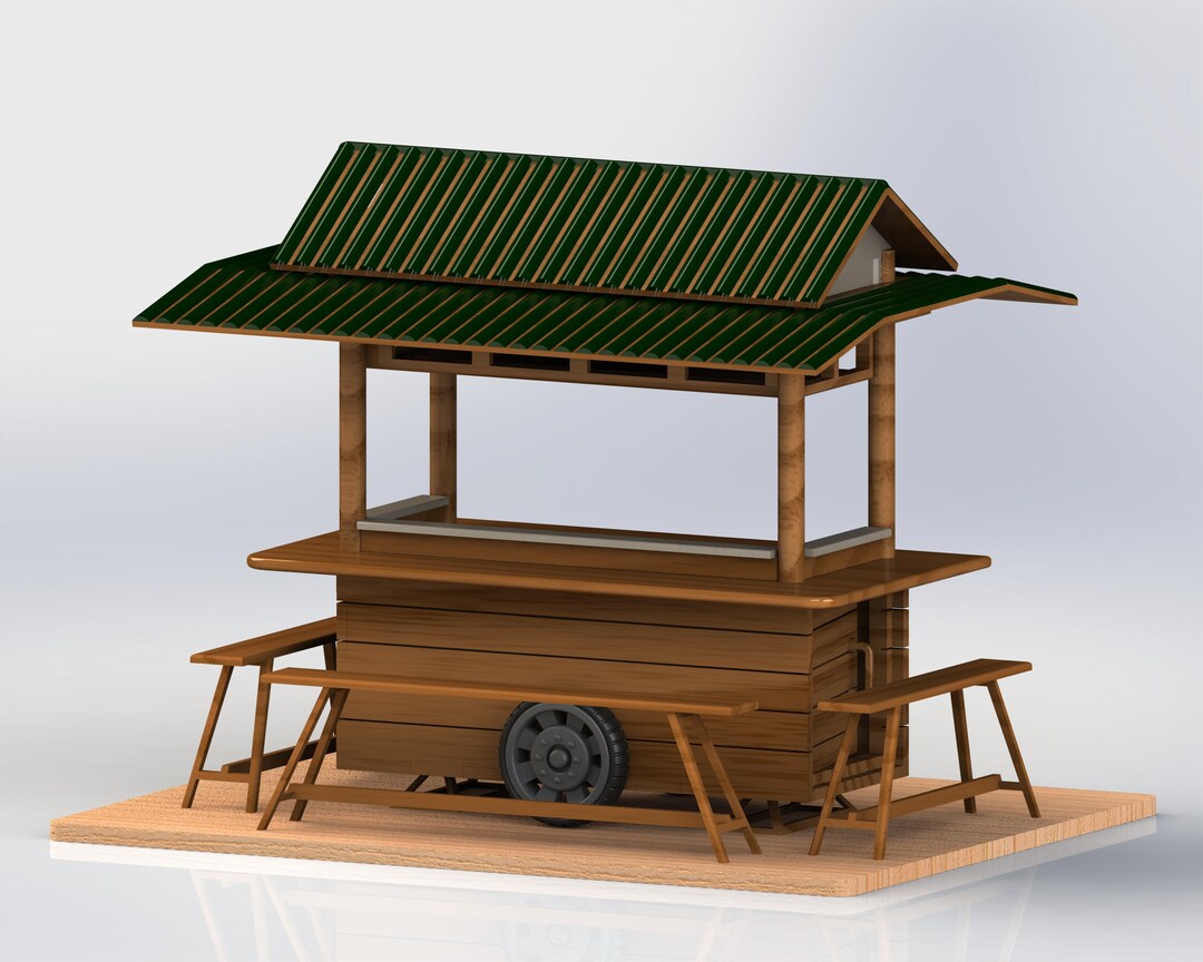 Yatai Traditional Japanese Touch Miniature 3D Design Ready for 3D ...