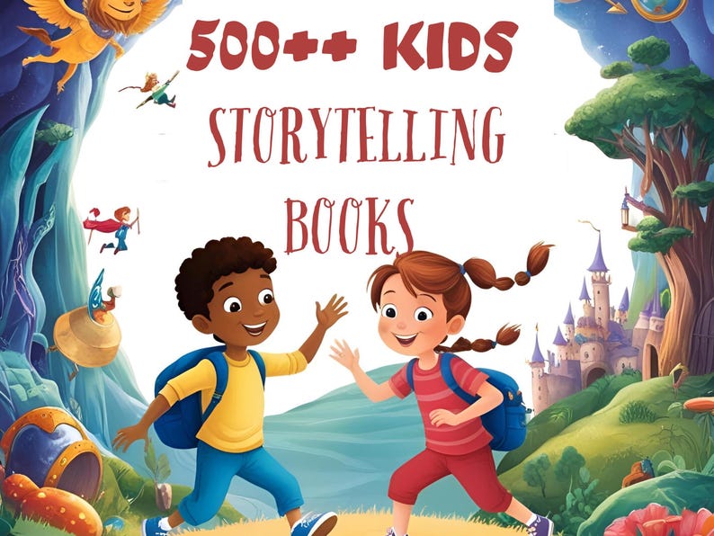 Kids Bedtime Stories Ebook Bundle – 500++ Printable & Digital ...
