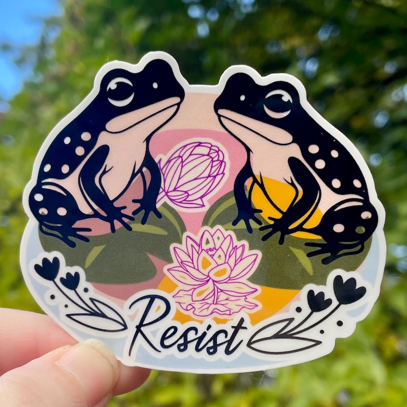 Lily Pad Sticker - Etsy