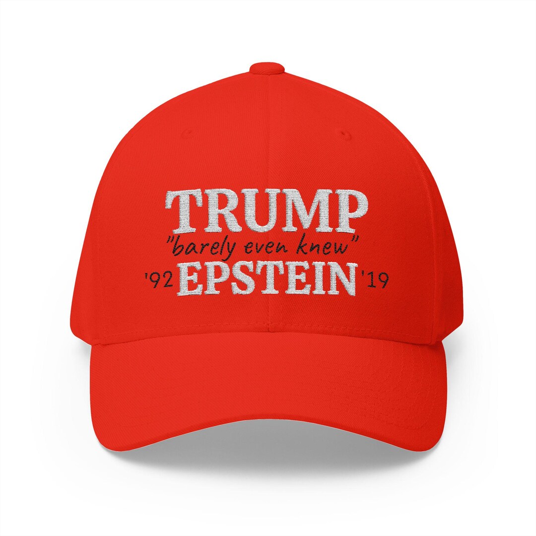 TRUMP EPSTEIN Red Protest Hat, Pathological Liar Parody, I M P E A C H ...