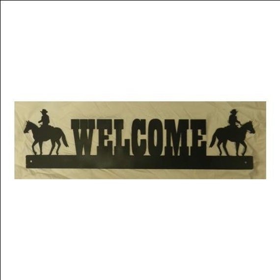 Western Welcome Sign Cowboys | Etsy