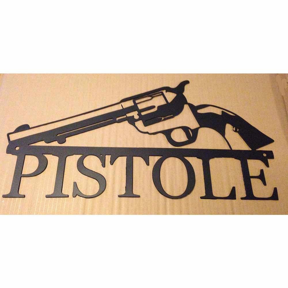 Custom Vintage Pistol Sign With Name - Etsy