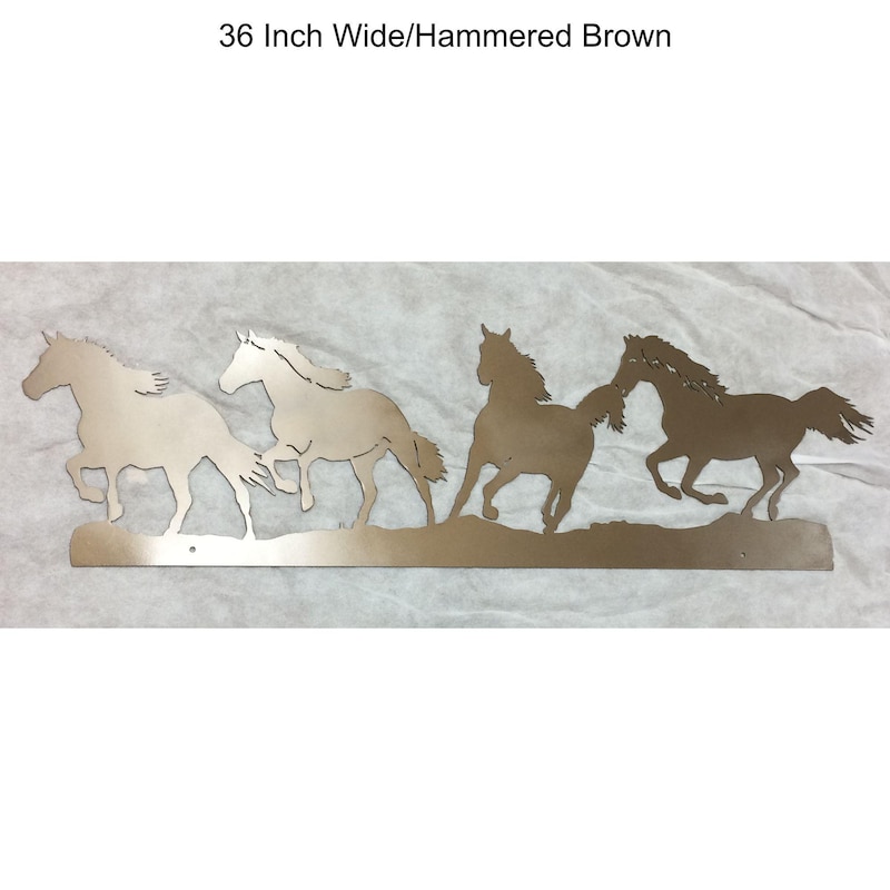 Metal Running Horses - Etsy
