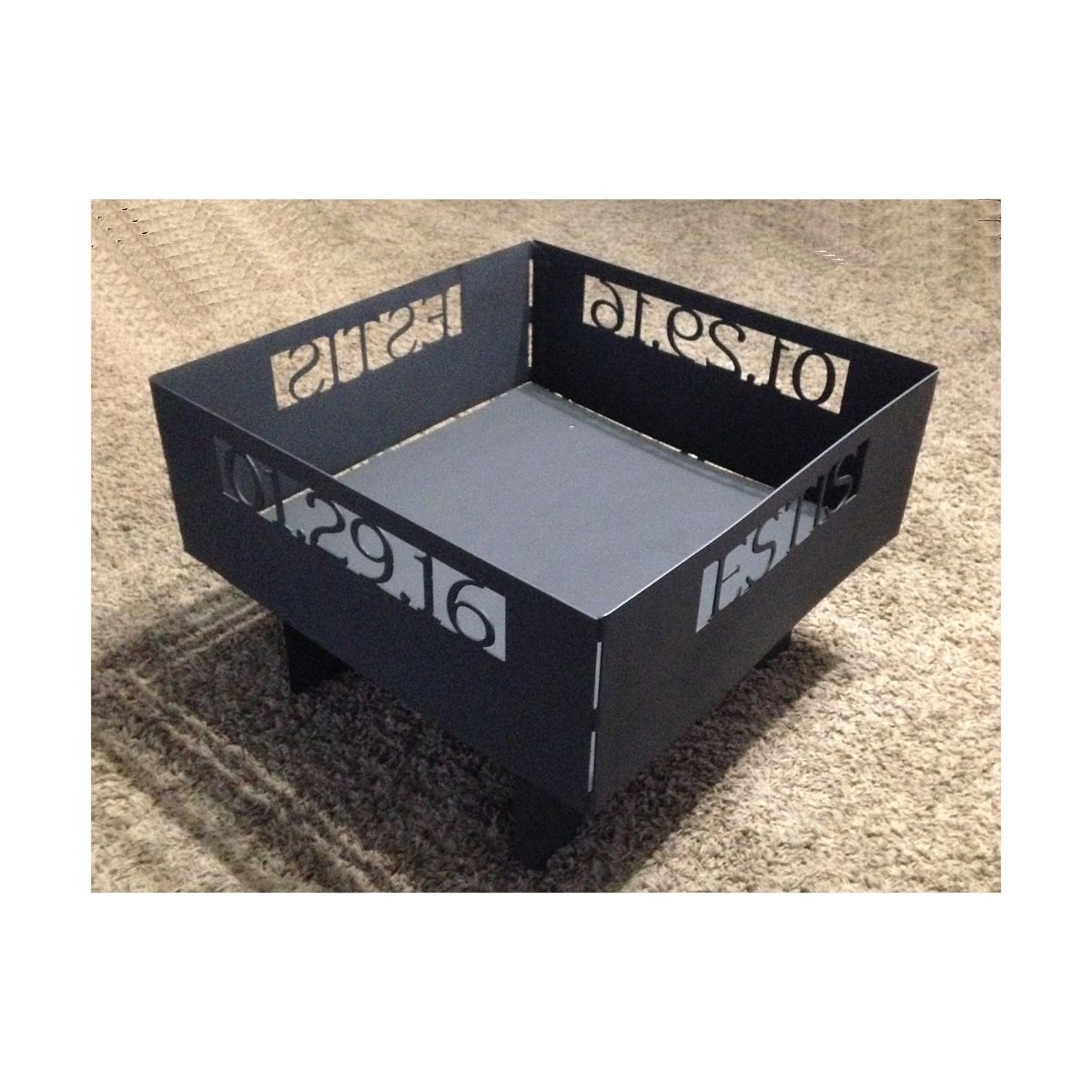 Fire Pit Customized With Name and Date - Etsy