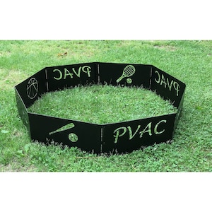 60 Inch Octagon Fire Ring Customized With Names, Phrases, or Images - Etsy