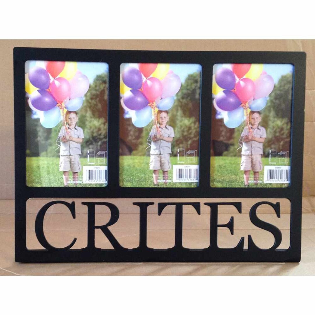 Family Name Frame Stand With Three 4 X 6 Frames - Etsy