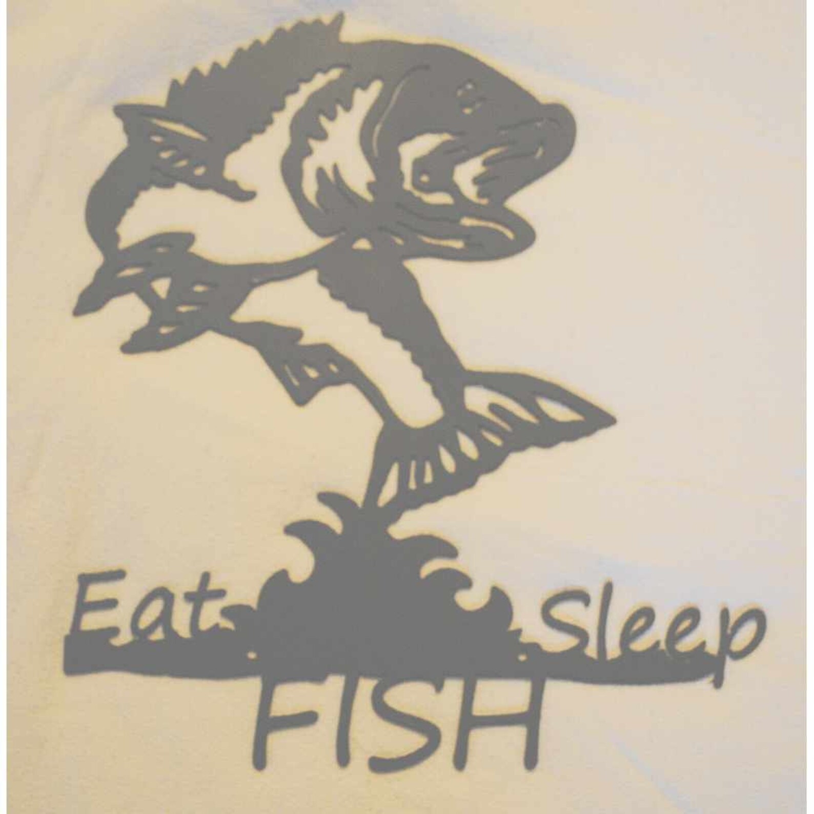 Fishing Sign Eat Sleep Fish | Etsy