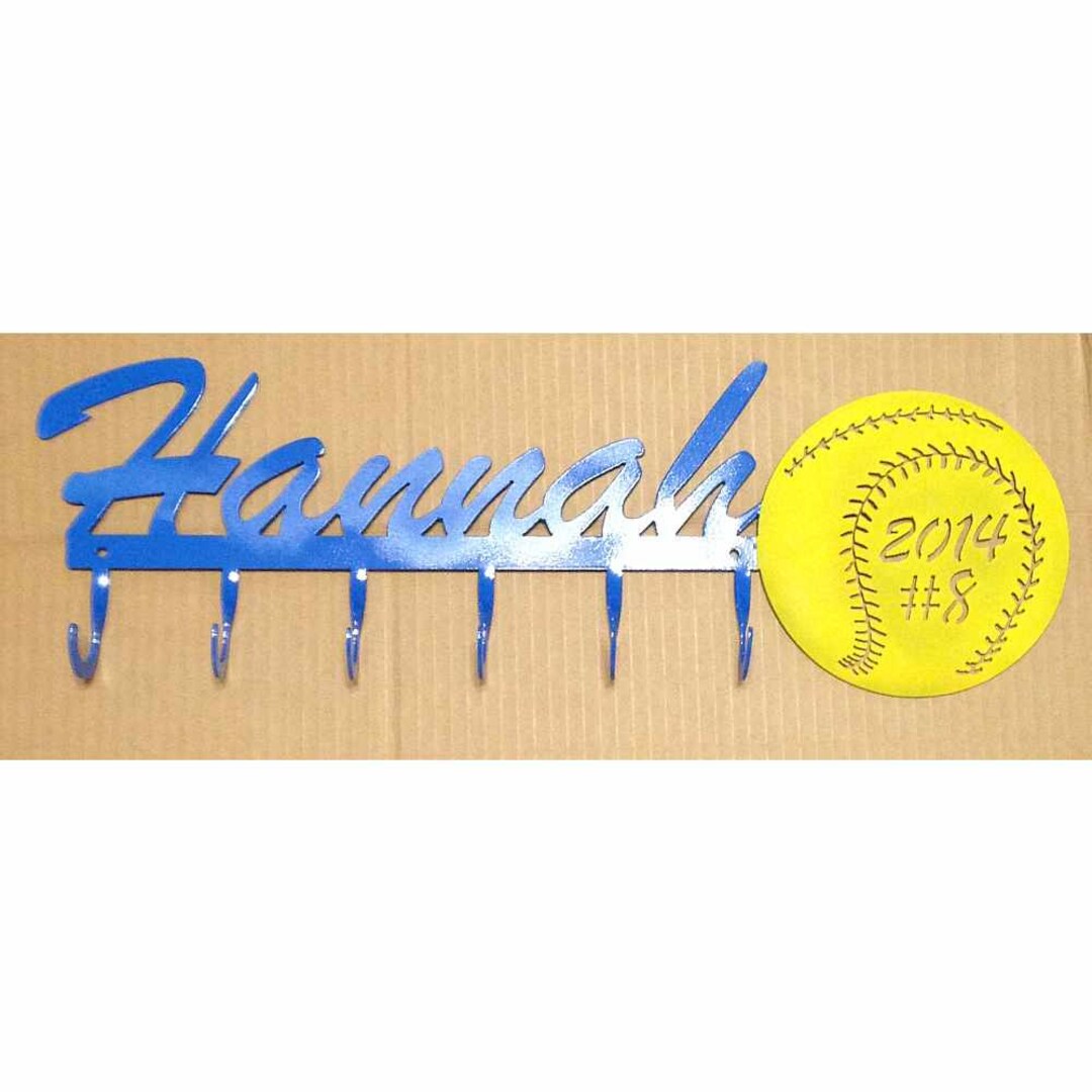 Custom Sports Key or Belt Rack - Etsy