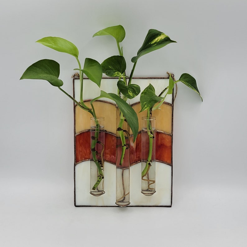 Wavy Triple Flower Bud Vase or Propagation Station - Etsy