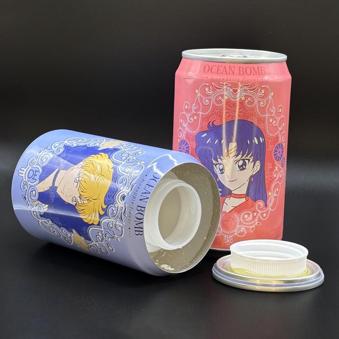 Sailor Moon Regular Secret Soda Stash Can- Lots of Different Patterns ...
