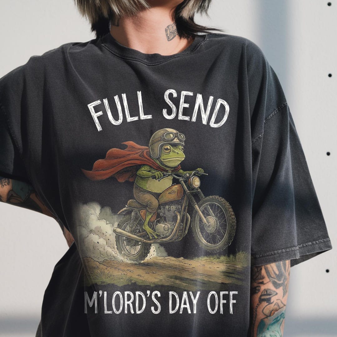 Frog Riding Motorcycle | Full Send Meme | M'lord's Day off Funny Toad ...