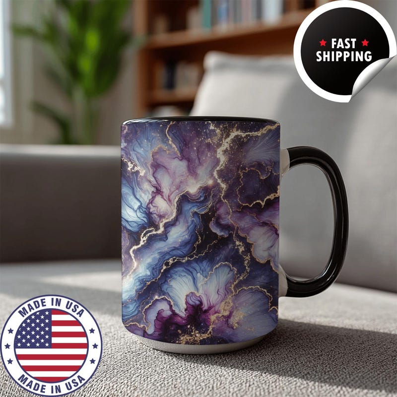 Marble Coffee Mug - Etsy
