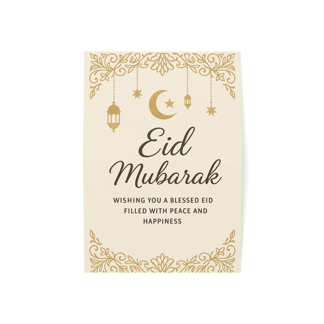 Eid Mubarak Cards, Eid Cards Digital, Printable Eid Greeting Cards, Eid ...
