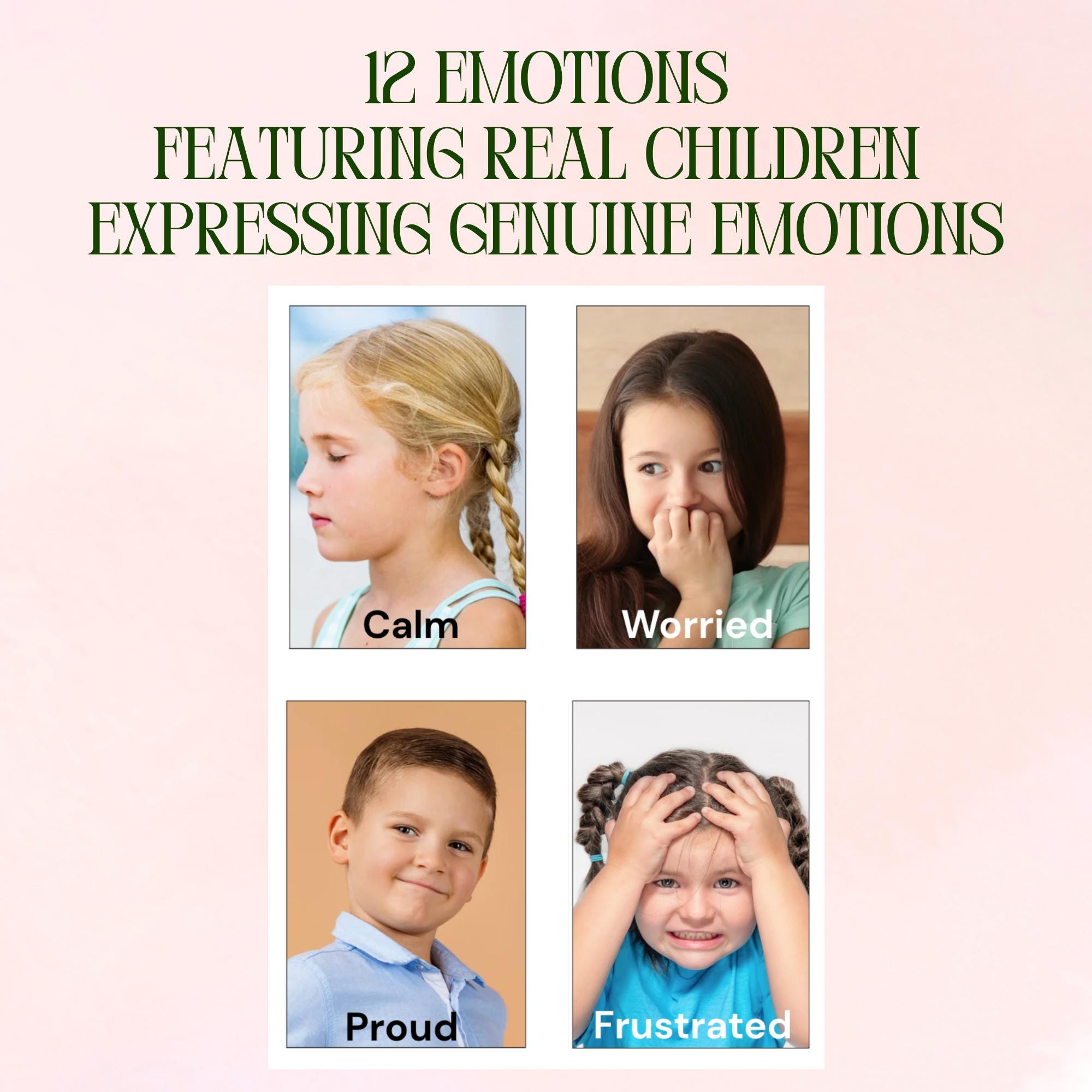 How Do I Feel Flashcards Booklet / Real Life Photo Emotions / Printable ...