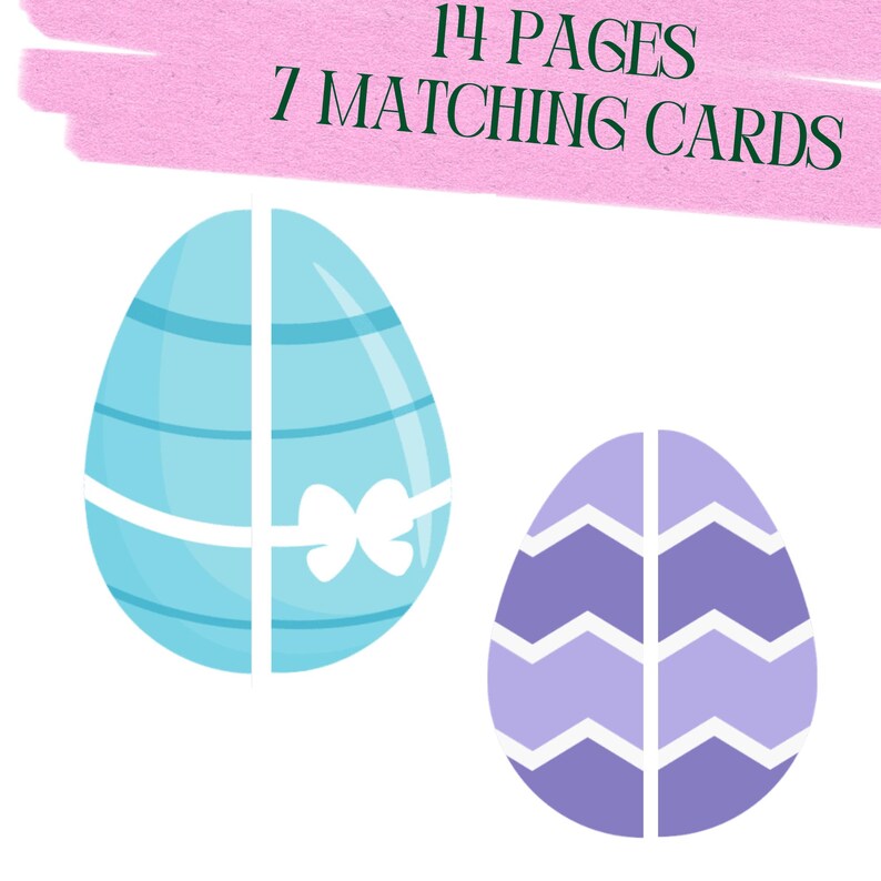 Easter Egg Matching Activity | Printable Toddler Kid Game | Simple ...