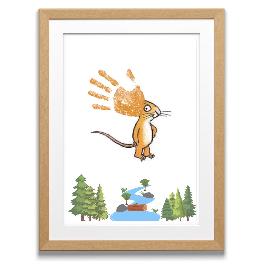 The Mouse From the Gruffalo / Handprint Fun Art Craft / Kids Toddler ...