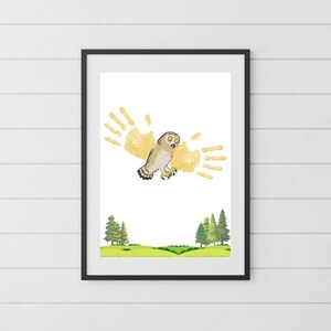 The Owl From the Gruffalo / Handprint Fun Art Craft / Kids Toddler Baby ...