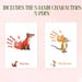 The Gruffalo Characters Handprint Activity / Printable Fun Art Craft ...