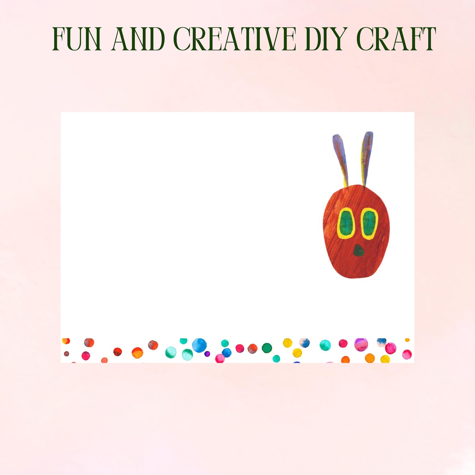 The Very Hungry Caterpillar / Handprint Footprint Art Craft / Kids ...