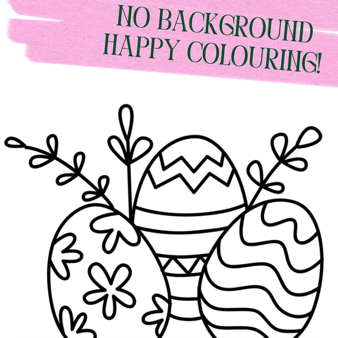 Easter Coloring Pack Printable for Kids | Fun & Easy Pages for Toddlers ...