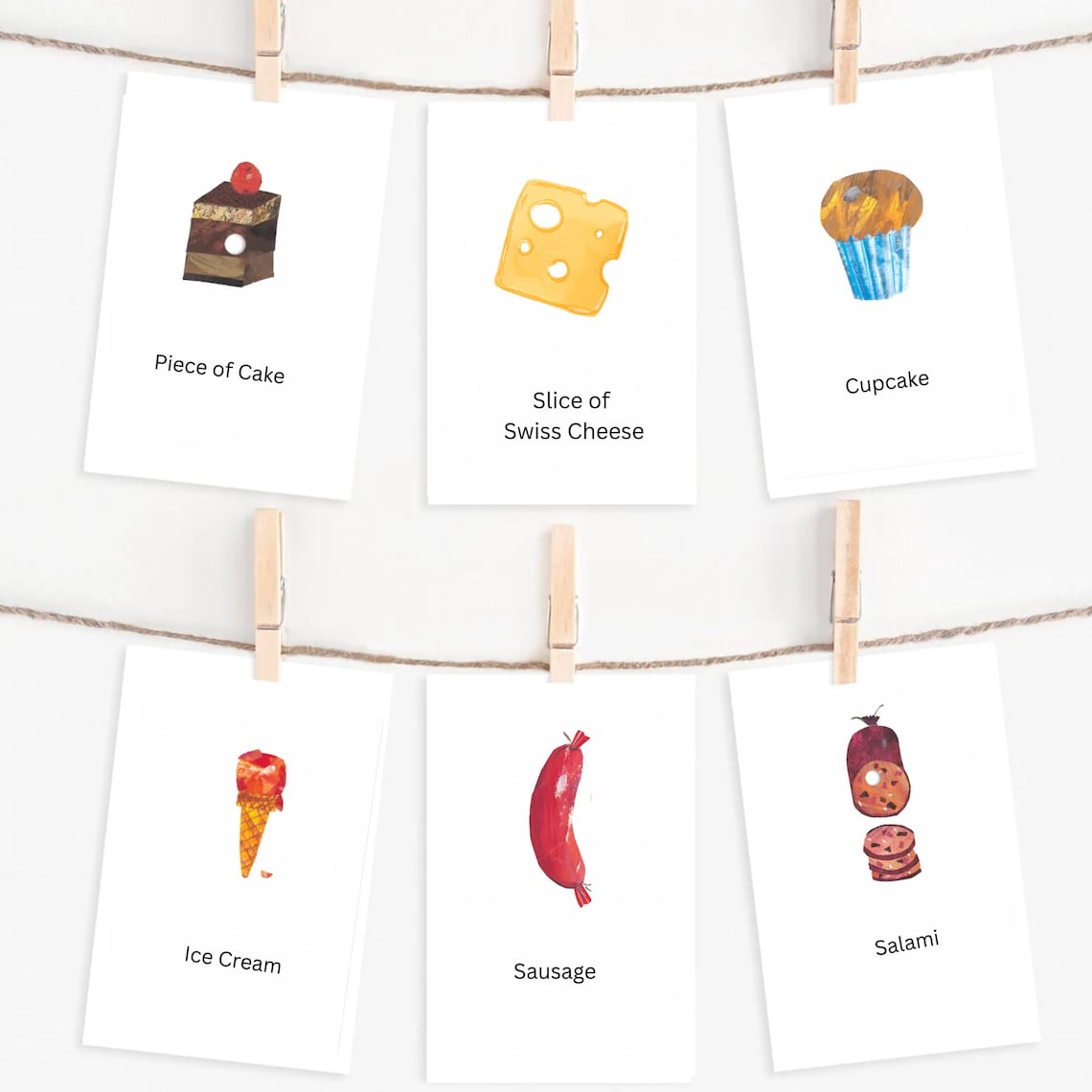 The Very Hungry Caterpillar Flashcards / School Classroom Activity ...